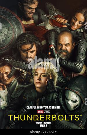 WYATT RUSSELL, FLORENCE PUGH et HANNAH JOHN KAMEN dans THUNDERBOLT ...