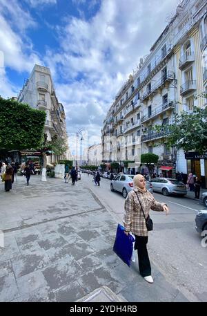 ALGER, ALGÉRIE - 5 MAI 2024 : paysage urbain de la ville d'Alger ...