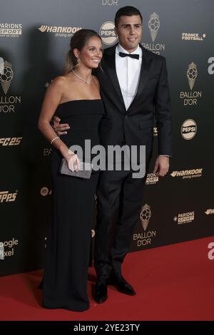 Rodrigo Hernandez Cascante et Laura Iglesias lors de la cérémonie du ...