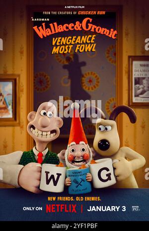 WALLACE & GROMIT : VENGEANCE MOST FOWL (2024), RÉALISÉ PAR NICK PARK ET ...