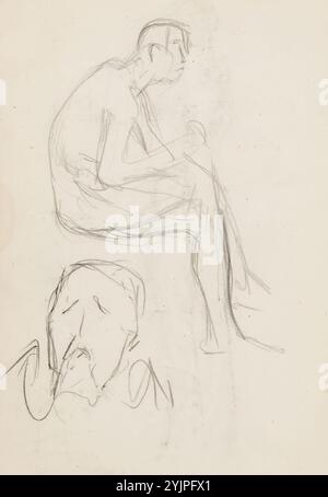 Enckell, Magnus, travail, Livre de croquis, (1000 - 2010), dessin ...