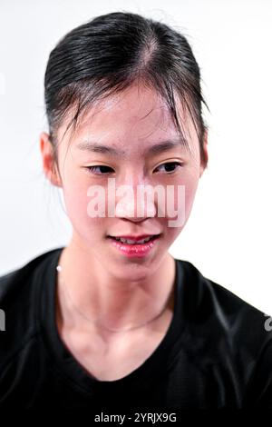 Yuseong KIM (KOR), pendant les essais juniors féminins, au Grand Prix de finale de patinage ...