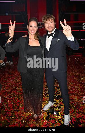 Jennifer Lynn und Samu Haber im finale der 14. Staffel der Castingshow ...