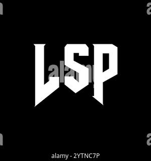Conception de logo de lettre LSP pour la société de technologie ...