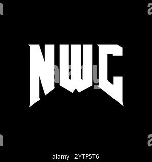 Conception de logo de lettre NWC pour la société de technologie ...