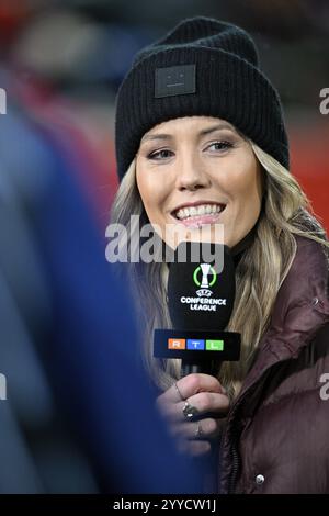 RTL reporter présentatrice Laura Papendick, portrait, dans l'interview ...