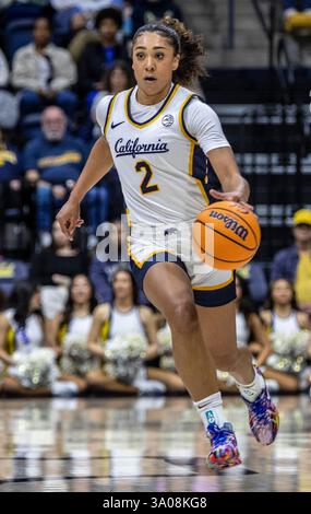 02 mars 2025 Berkeley CA, USA la garde des Golden Bears de Californie ...