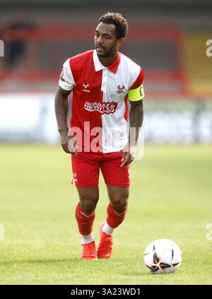 Ashley Hemmings des Kidderminster Harriers lors du match de la Ligue ...