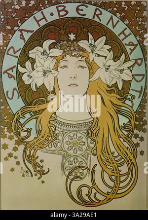 Une impression d'Alphonse Mucha de la série 'Bridges', représentant un ...