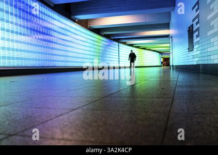 Passage sous la gare principale d'Essen, relie les entrées de la ville ...