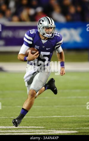 04 octobre 2014 : le quarterback des Wildcats du Kansas State Jake ...