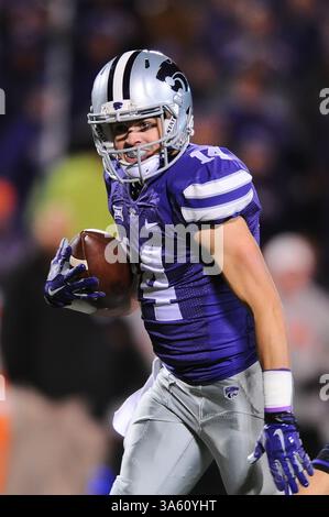 01 novembre 2014 : le quarterback des Wildcats du Kansas State Jake ...