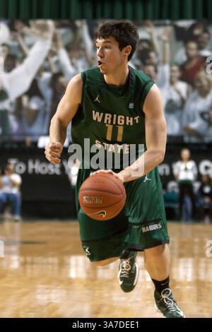 20 février 2013 - Cleveland, Ohio, U. S - Wright State G MATT VESTE (24 ...