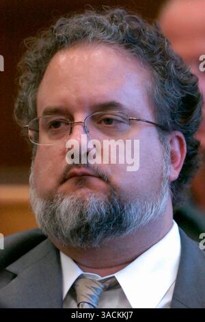 30 juillet 2007 ; Kenosha, WI, États-Unis ; MARK JENSEN est jugé pour l ...