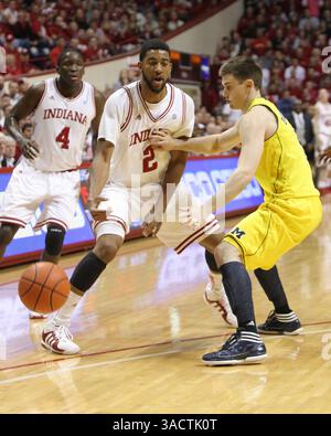 05 janvier 2012 : - L'attaquant des Hoosiers de l'Indiana Christian ...