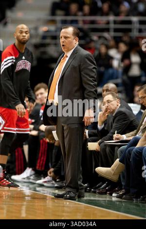 04 février 2012 Milwaukee, WI. Bradley Center..Milwaukee Bucks Drew ...