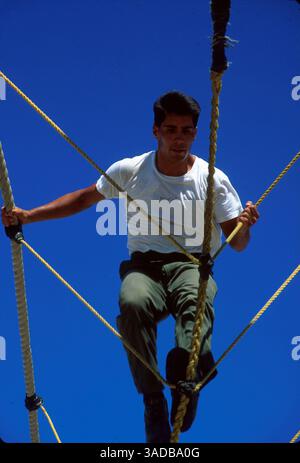 01 mai 2000 ; Coronado, CA, États-Unis ; US Navy SEALs Team, formation ...