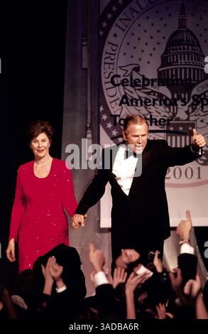 20 janvier 2001 ; Washington, DC, États-Unis ; le président GEORGE W ...