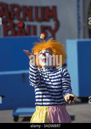 04 février 1984 - Sarasota, Floride, États-Unis - Clown College a été ...