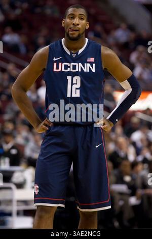 20 février 2012 : Roscoe Smith (22 ans), attaquant des Huskies du ...