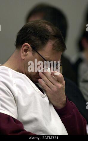 20 décembre 2003 ; Seattle, WA, États-Unis ; GARY RIDGWAY devant le ...