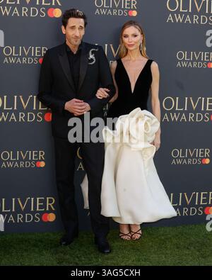 Adrien Brody et Georgina Chapman présents aux EE BAFTA film Awards 2025 ...