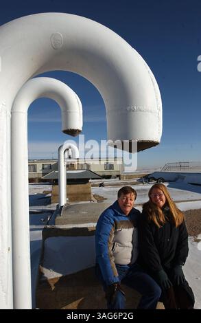 25 février 2003 ; Kimball, Nebraska, États-Unis ; DON et CHARLENE ...