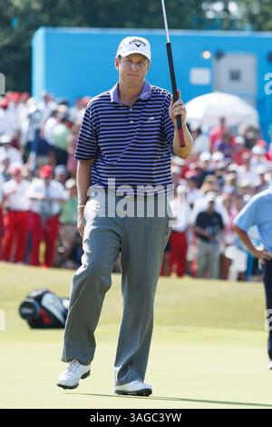 20 mai 2012 - Las Colinas, Texas, États-Unis - Chad Campbell frappe son ...