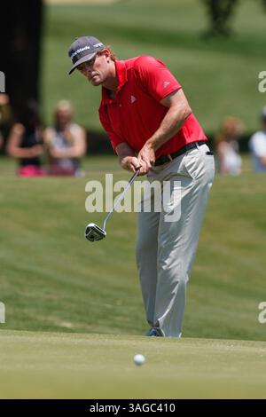 20 mai 2012 - Las Colinas, Texas, États-Unis - Jason Dufner se dirige ...