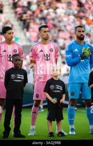 Le gardien de but d'Inter Miami Drake Callender (1 ans) obtient un coup ...