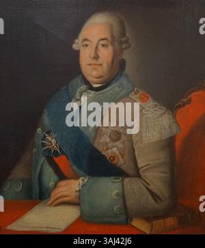 Portrait d'Illarionovich Vorontsov (1717-1783) . Anglais : Lithographie ...