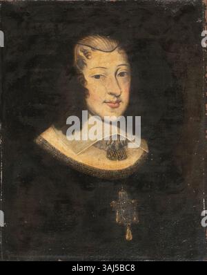 Portrait de Christine de France, veuve de Victor Amédée Ier de Savoie ...