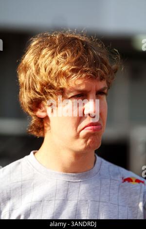 02 avril 2010 - Sepang, Malaisie - Sebastian Vettel (GER) Red Bull ...