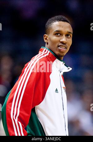 03 mars 2010 Milwaukee, WI. Bradley Center..Washington Wizards Quinton ...