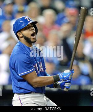 20 septembre 2013 - Kansas City, MO, USA - le lanceur des Texas Rangers ...