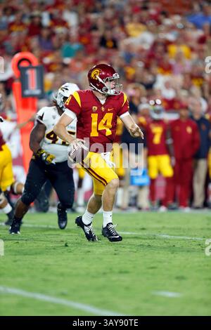 01 octobre 2016 le quarterback Sam Darnold #14 des Trojans de l'USC se ...