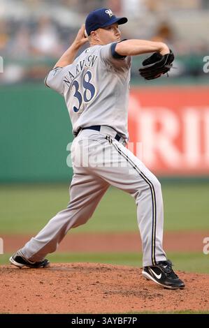 20 mai 2010 : Chris Narveson #38 en action lors du match Pittsburgh ...