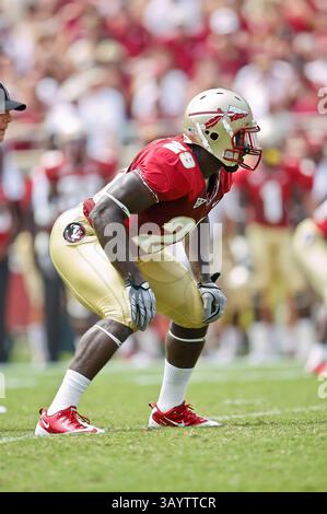 04 septembre 2010 : le quarterback EJ Manuel (3) des Seminoles de ...