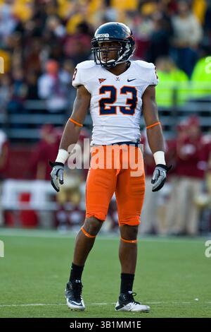 20 novembre 2010 : le cornerback des cavaliers de Virginie Devin ...