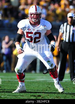 01 janvier 2016 : le cornerback du Cardinal de Stanford Quenton Meeks ...