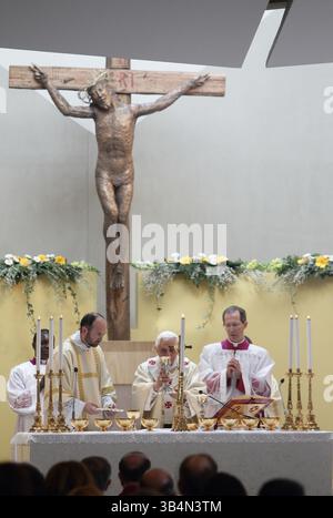 20 mars 2011 - Rome, Italie - le pape BENOÎT XVI lors de sa visite ...