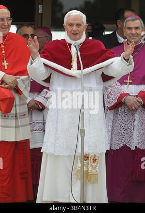 20 mars 2011 - Rome, Italie - le pape BENOÎT XVI lors de sa visite ...
