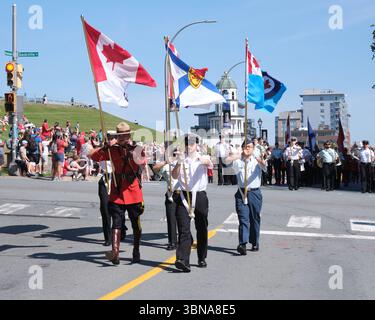 Halifax, Nouvelle-Écosse, Canada. 1er juillet 2025. Les participants à ...