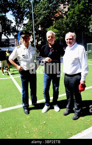 Thomas Hampel Polizeipraesident Dieter Reiter Oberbuergermeister Uli Hoeness FC-Bayern ...