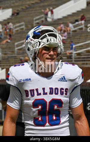 04 septembre 2021 : Isaiah Graham (13 ans), receveur des Louisiana Tech ...
