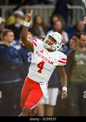 20 octobre 2018 : Keith Corbin (2), récepteur des Cougars de Houston ...