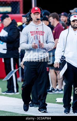20 octobre 2018 - Lincoln, ne. États-Unis - L'entraîneur-chef des ...