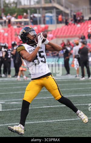 20 juillet 2025 : le receveur des Tiger-Cats de Hamilton, Tyler ...