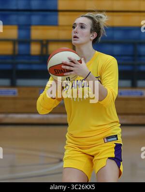 2019 WNBA Rookie : Marina Mabrey parle avec les médias après les Los ...