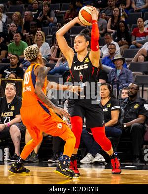 02 juin 2019 Las Vegas, NV États-Unis : Jasmine Thomas (5), garde ...